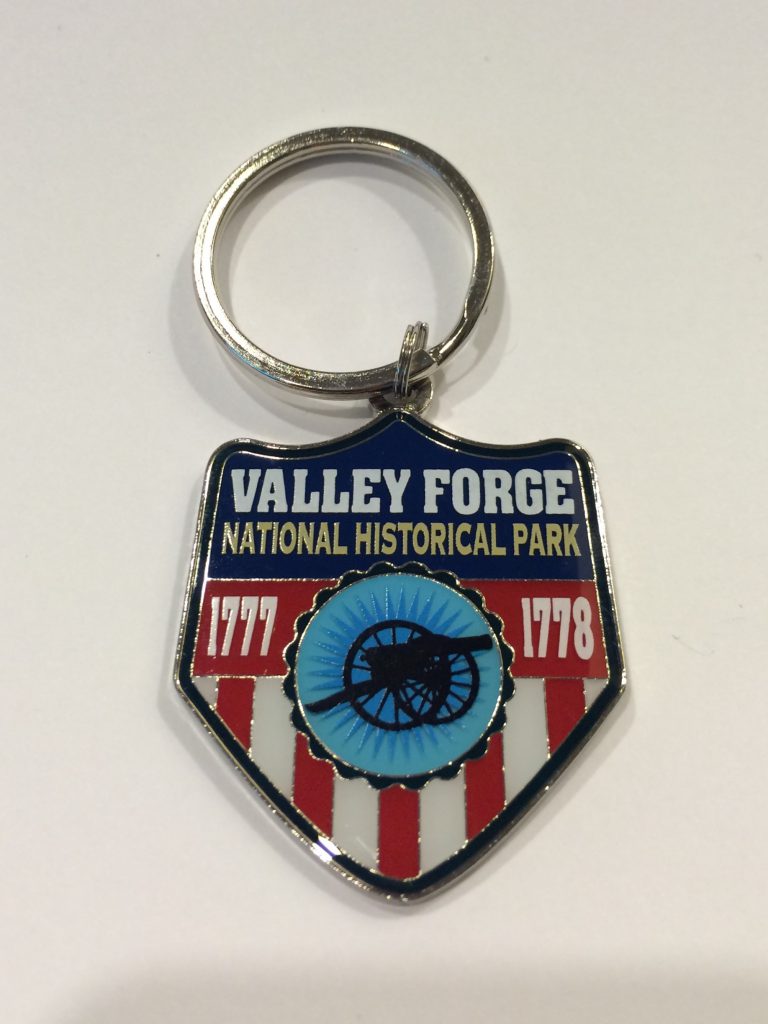 Valley Forge Patch: Soldier with Cannon and Flag